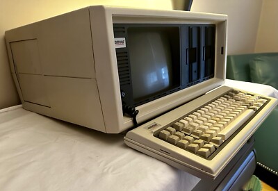 Vintage Compaq Portable Computer Portable Luggable - Powers On | eBay