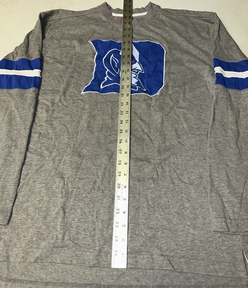 Vintage Duke Team Edition Apparel Gray Embroidered Shirt Mens XL Long ...