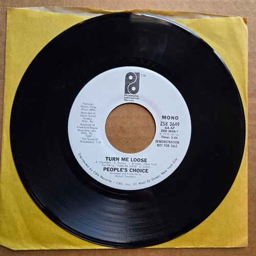 PEOPLE'S CHOICE Turn Me Loose DJ PROMO 45 7" Record Vinyl Records | eBay
