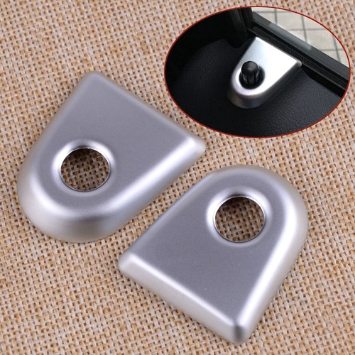 2x Inner Door Lock Pin Pins Cover Trim Chrome ABS Fit For Benz Vito ...