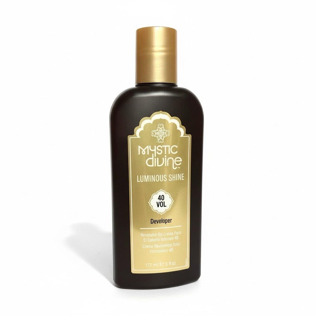 Mystic Divine Permanent Hair Color & 40 Developer 5NG Natural Golden ...