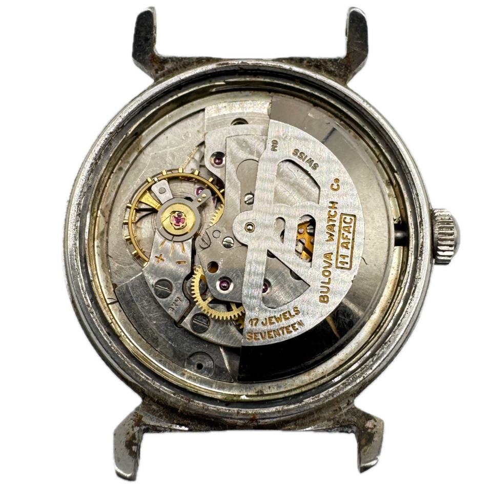 Vintage 1963 Bulova 2382 Jet Clipper Men's Automatic Wristwatch 11 AFAC ...