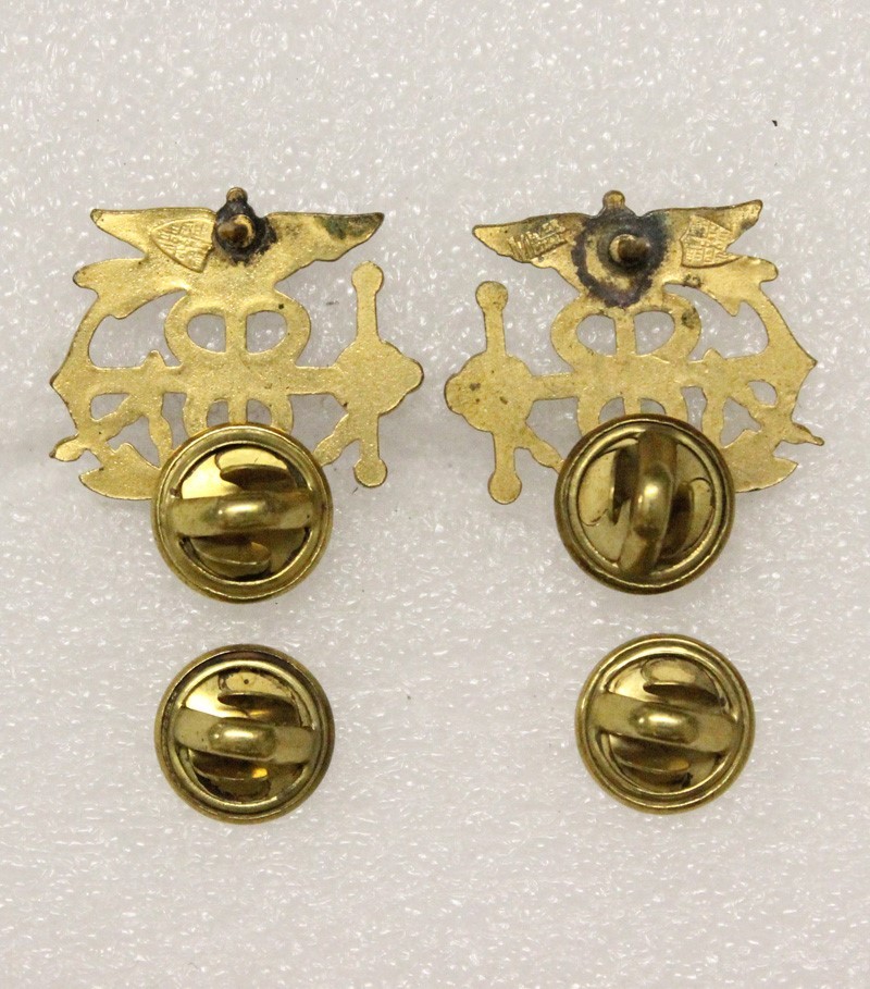 PHS 2060 - Public Health Service Collar Pin Set - WWII era, Meyer, c/b ...