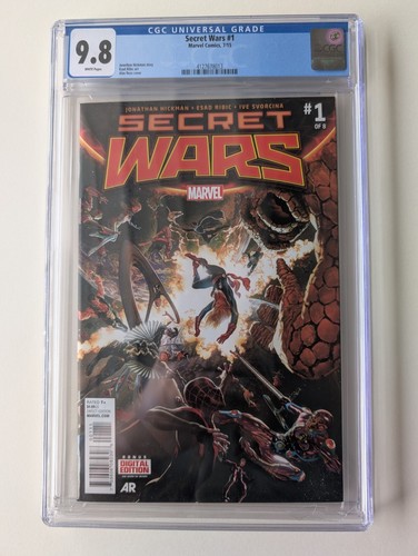 Secret Wars #1 2015 Marvel Comics CGC 9.8 Alex Ross Cover | eBay