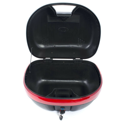 XL 35L Motorcycle Top Box Motorbike Scooter Rear Luggage Storage Back ...
