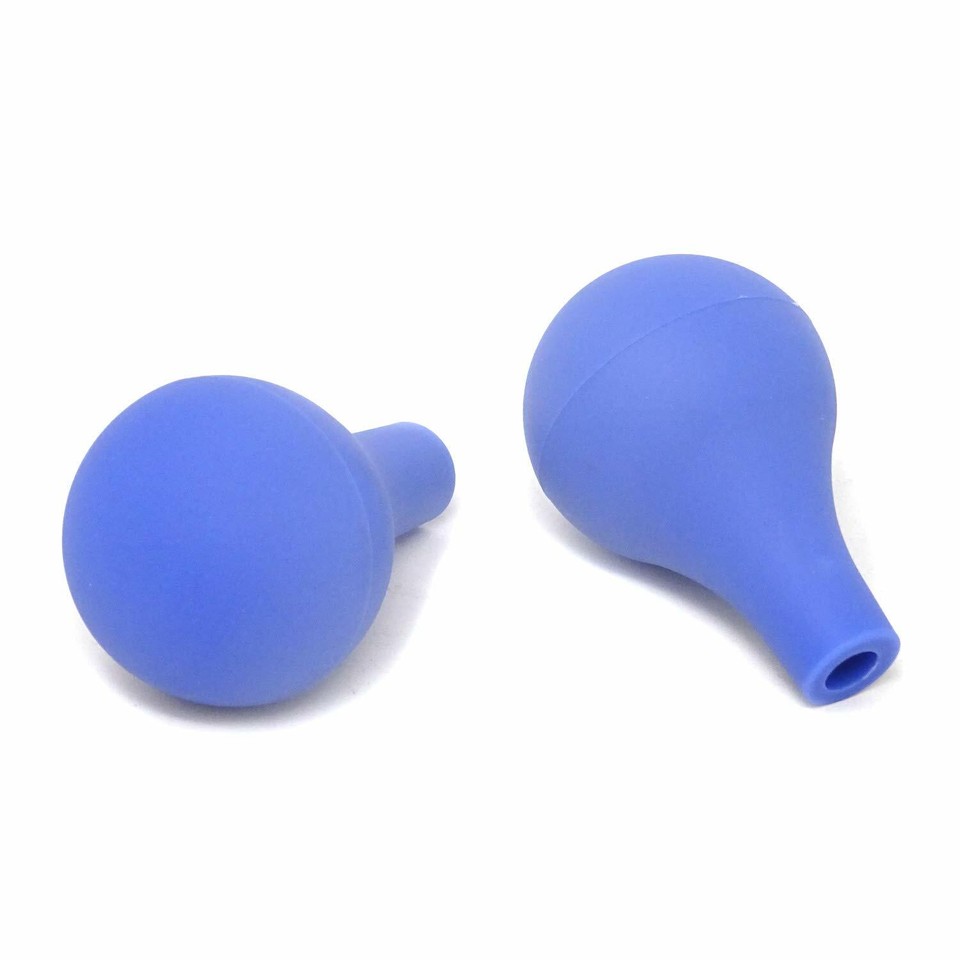 Lot of 5 Pcs Blue Suction Ball Pipette Dropper Rubber Bulb, Fit for 3ml ...