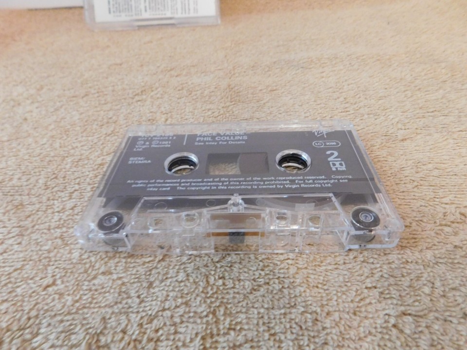 Phil Collins ~ Face Value ~ Cassette Tape Album 1981 | eBay UK