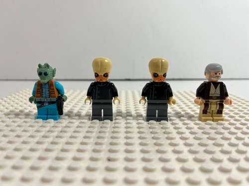 LEGO Starwars: Bith Musician + Greedo + Obi-Wan Kenobi minifigs only ...