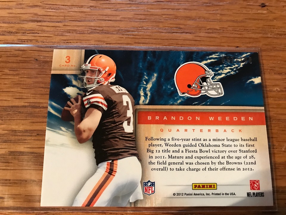 2012 Playoff Prestige Draft City Destinations Holokote #3 Brandon ...