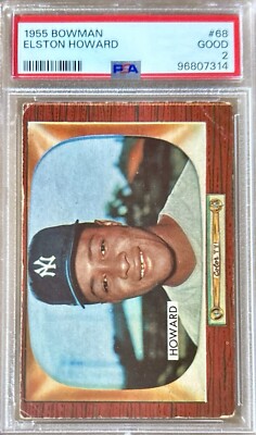 1955 Elston Howard Rookie Card - PSA 2 - New York Yankees - New!! | eBay