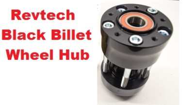 Black Rear Wheel Hub 180mm 25mm Axle ABS RevTech / Performance Machine ...