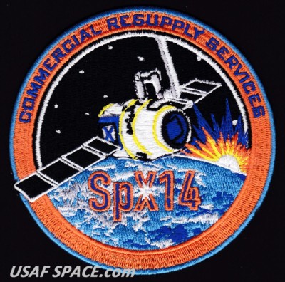 Authentic SPX-14 - SPACEX CRS-14 NASA COMMERCIAL ISS RESUPPLY AB Emblem ...