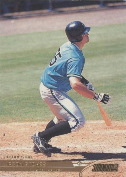 2003 Topps Stadium Club - Royal Gold Running #110 Jason Stokes for sale ...