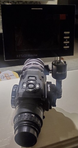 Picatinny Gun Rail Thermal Imaging Scope Rifle Sniper LCD Monitor TFT ...