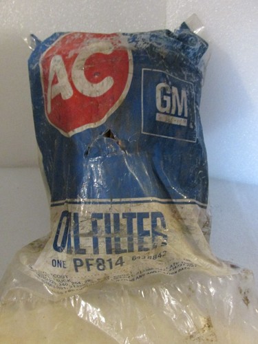 NOS GM AC Oil Filter PF-814 6438842 fits Wix 51156 Carquest 85156 ...