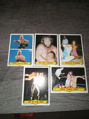 1985 Topps WWF cards lot of 5 | eBay