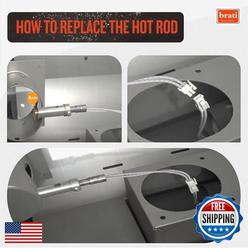D2 Hot Rod Ignitor Kit Compatible with Traeger Pro 575 and 780 ...