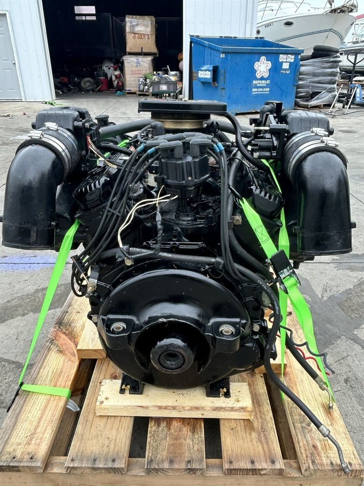 89 Mercury Marine MerCruiser Engine 5.0 L V8 305 NO SALT 443 HRS Drop ...