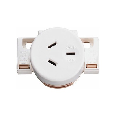 Clipsal Quick Connect Surface Socket Plug Base | eBay Australia