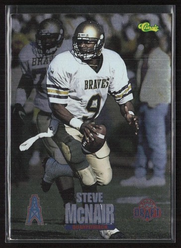 1995 Classic NFL Rookies Silver Steve McNair #3 Houston Oilers | eBay