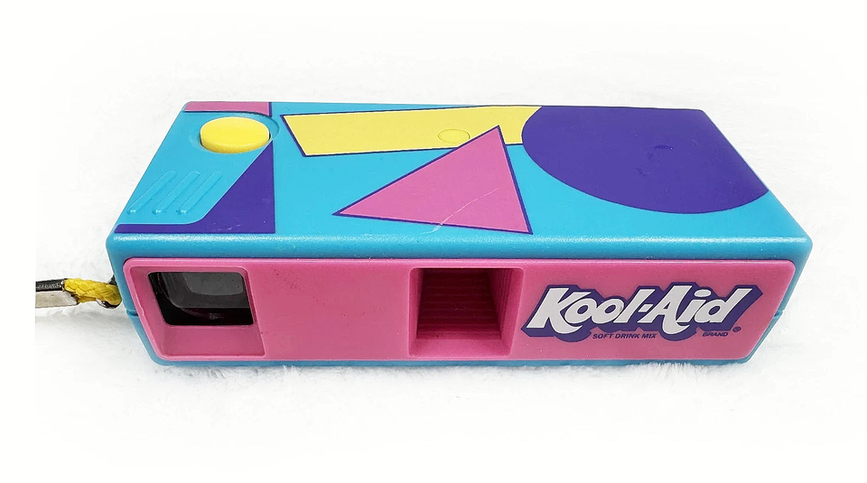 Vintage 1980s Kool-Aid 110 Film Camera – Colorful Geometric Design ...