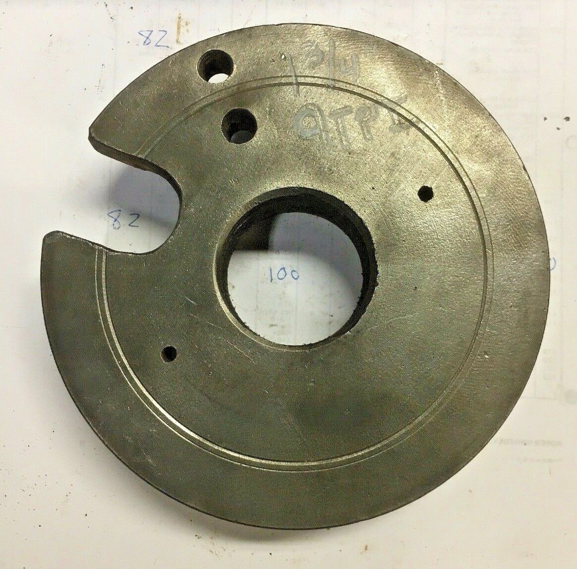 Lathe Dog Drive Plate Chuck Backing Plate 9 TPI (1-3/4”?) Dimensions ...