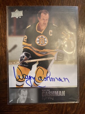 2020-21 SP Signature Legends 97 Retro Auto Wayne Cashman | eBay
