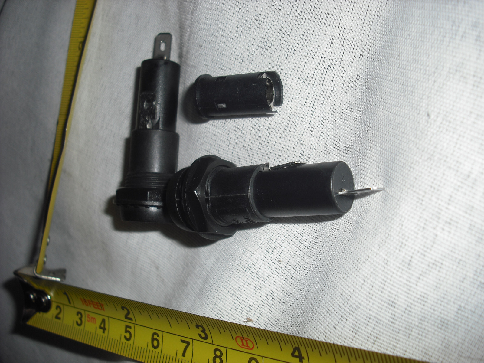 6x32mm Panel Mount Cylinder Fuse Holder Socket 1.25" DC 30mm 10A AC ...