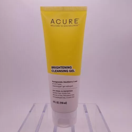 Acure Brighteningcleansing gel, All Skin Types, Sea Kelp & French Clay ...