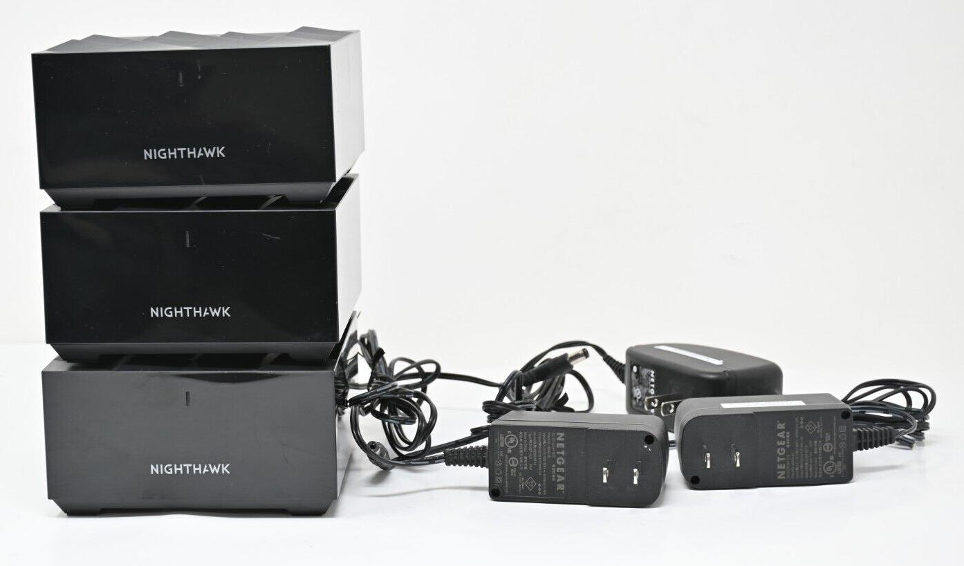 Netgear Nighthawk Mesh Wi-Fi 6 Router MR60 + 2 Satellites MS60 | eBay