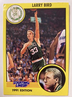 Larry Bird 1991 Kenner Starting Lineup SLU Card # (2912) ex | eBay