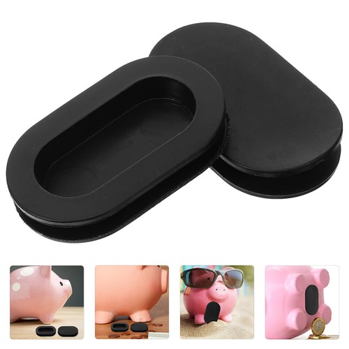 10 Pcs Money Banks Silicone Stopper Piggy Plug Hole Coin Office Oval | eBay