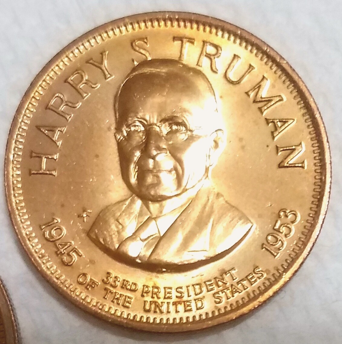 1968 PRESIDENTIAL HALL OF FAME *COMMEMORATIVE* COIN / TOKEN (You Select ...