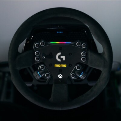 MOMO SIM GT 320 x Logitech G Steering Wheel Premium Racing Simulator ...