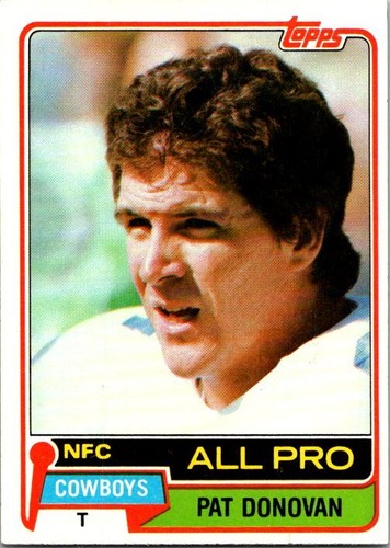 1981 Topps #330 Pat Donovan Football card 4Q | eBay