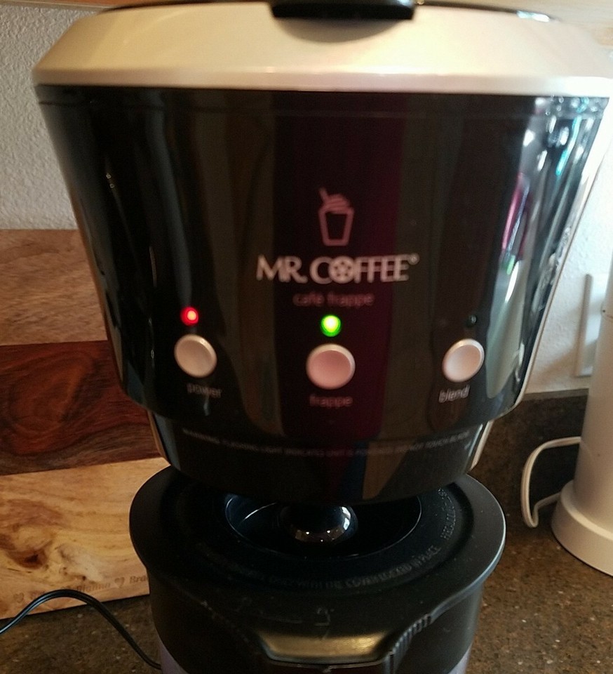 Mr. Coffee Cafe Frappe Maker BVMC-FM1 Automatic Frozen Coffee Machine ...