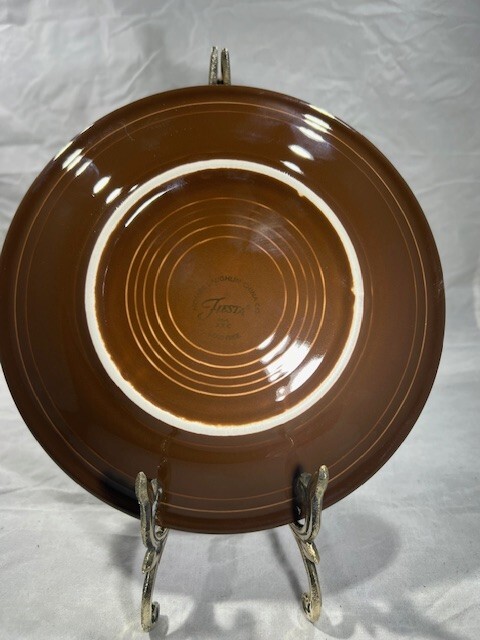 Fiestaware Salad Plate Retired Color Chocolate 831 331 Fiesta | eBay