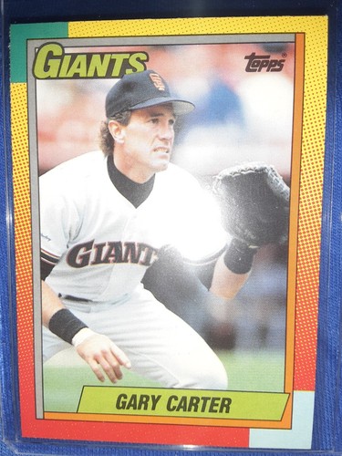 1990 Topps Traded Gary Carter San Francisco Giants #19T FREE SHIPPING ...
