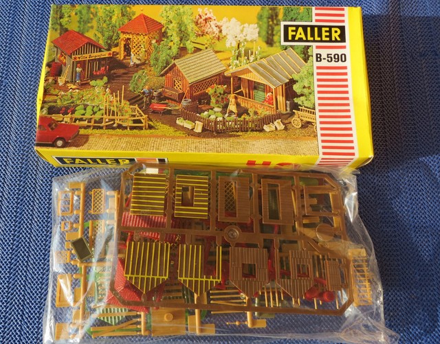 FALLER B-925 AMS Block of Flats Corner House Unbuilt OVP H0 1 87 Hc5 Å ...