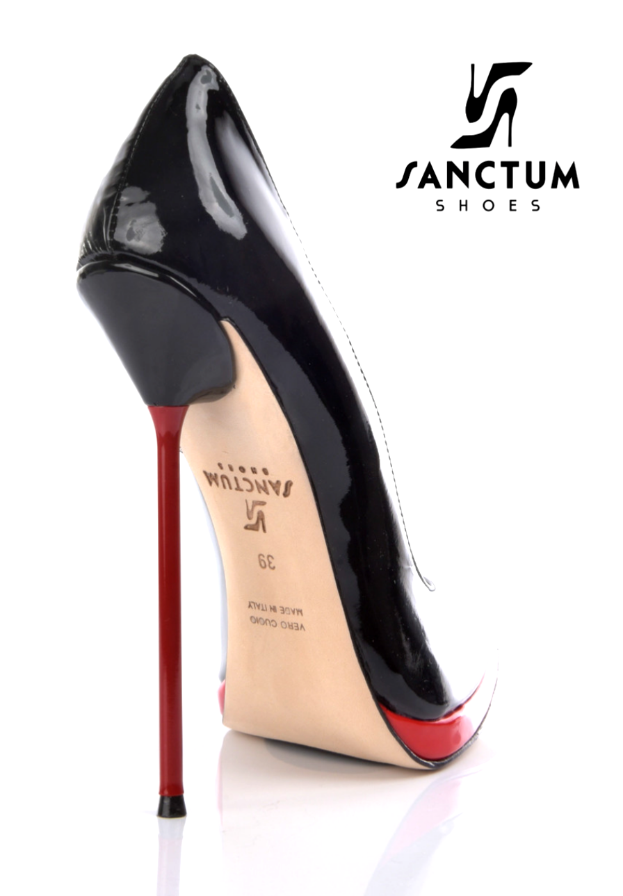 RARE SEXY NEW BRAND SANCTUM Extreme High Italian Pumps with Metal ...