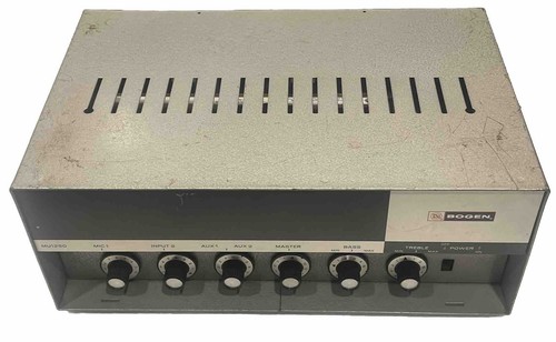 Vintage BOGEN Model MU1250 Amp UNTESTED For Parts Series- T-124 | eBay