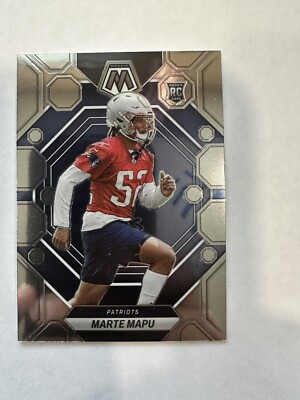 2023 Panini Mosaic Marte Mapu Rookie Base RC #345 Patriots | eBay
