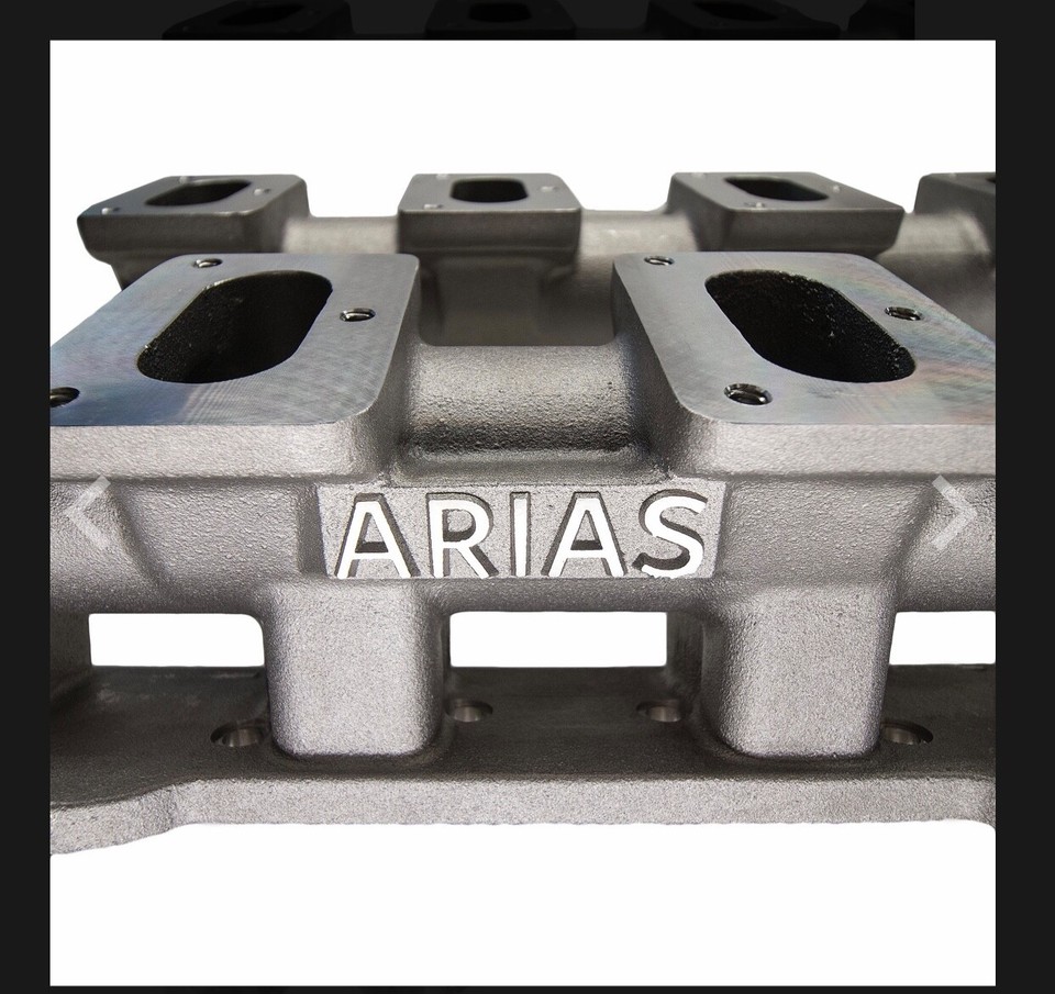OUT OF PRODUCTION Arias Hemi / Poly 8X2 Log Intake Manifold | eBay