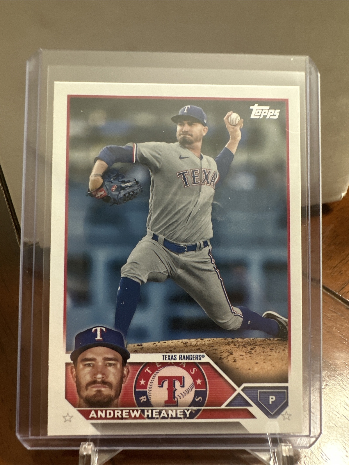 2023 Topps Series 2 Advance Stats Andrew Heaney 427 207/300 Texas ...