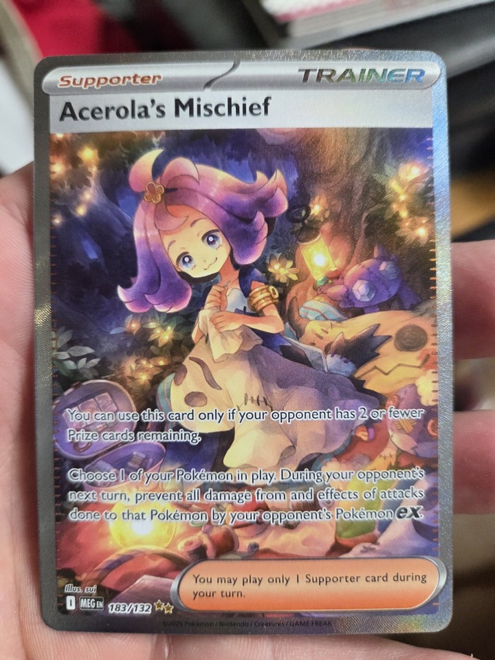 Acerola's Mischief 183/132 Mega Evolution Trainer | eBay