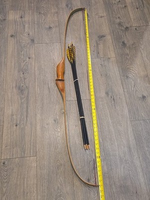 Rare Vtg TRI-STATE ARCHERY CORP 52# 60" WILDCAT RECURVE BOW(Needs ...