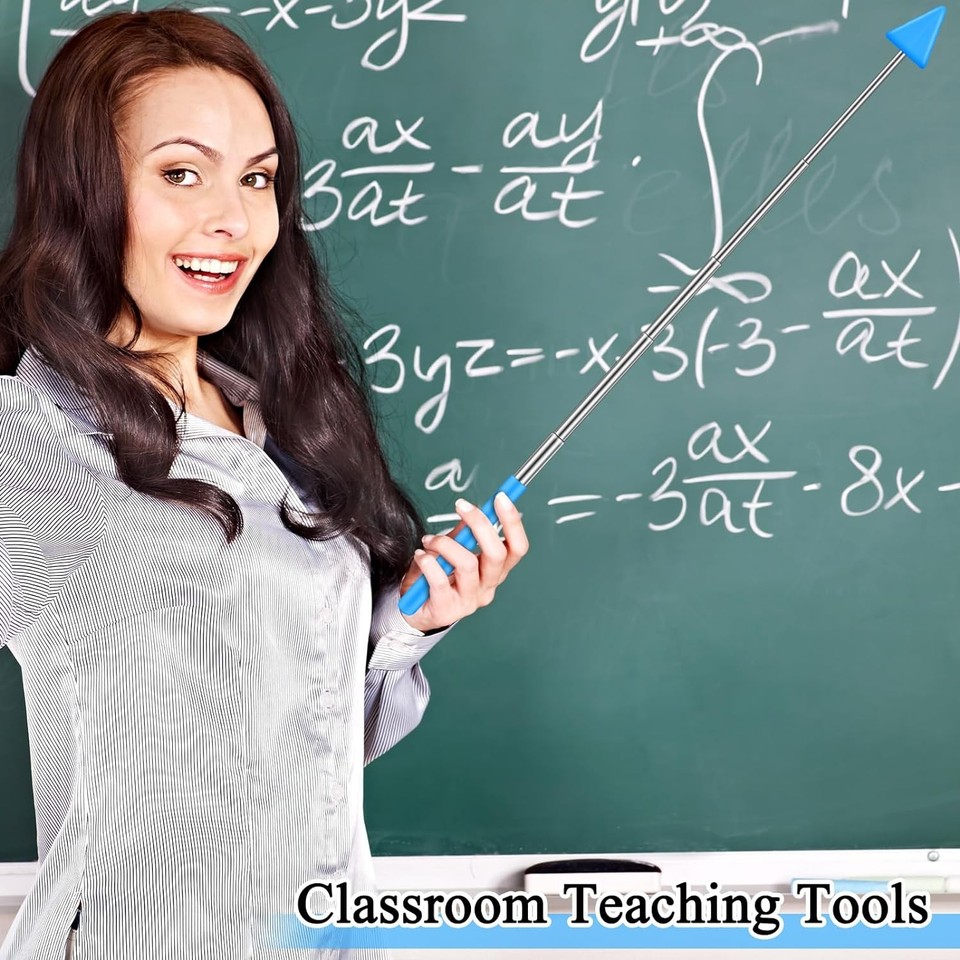 Telescopic Teacher Pointer Stick Classroom Pointer for School Presenter ...
