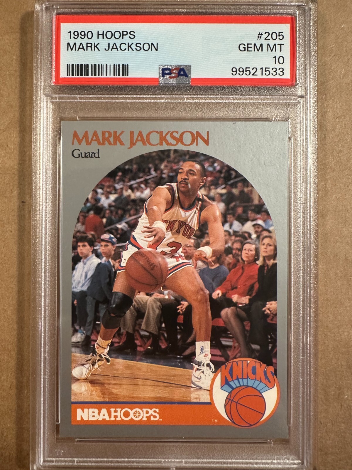 Mark Jackson 1990 Hoops #205 Base (Menendez Brothers in Background ...
