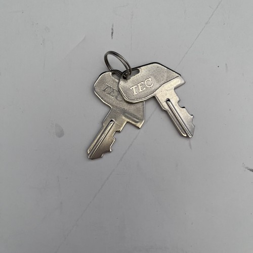 TEC 8R Cash Register Keys Set of 2 8R201 Sold As Is B5 | eBay