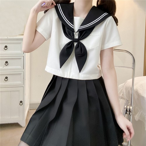 New Japanese Students Cute Girls JK Uniform Suits School Cosplay ...